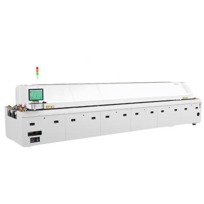 China 12-Zone Lead Free Reflow Soldering Oven for PCB Assembly with Energy Efficient Air Management System for sale