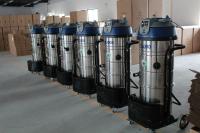China AT3600 Industrial Vacuum Cleaner with 3.6KW Power and 90L Capacity Featuring Three AMETEK Motors and Dual HEPA Filters for sale