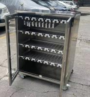 China Steel Mesh Warehouse Storage Cabinet 650x650x30 Stackable Industrial Racking System with Custom Colors for sale