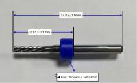 China YSVC650 PCB Depaneling Router Blade 37mm Straight Spare for Circuit Board Separation for sale