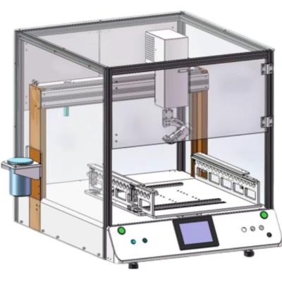 China High Speed Fully Automatic PCB Lead Cutting Machine 100 Points per Minute 0.02mm Accuracy for sale