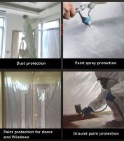 China Moisture Proof High Temperature Outdoor Maskeleme Taped Auto Paint Film Refinish Masking Paper for sale