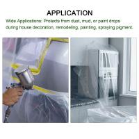 China Moisture Proof High Temperature Outdoor Maskeleme Taped Auto Paint Film Refinish Masking Paper for sale