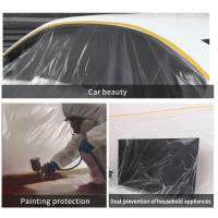 China 16m Length Stretch Film For High Temperature Outdoor Auto Paint Refinish Masking Paper for sale