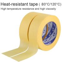 China 24mm Yellow Masking Tape For Car Heat Resistant And Customized Logo for sale