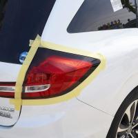 China Automotive Body Shop Crepe Painters Masking Tape With 120 Degree Temperature Resistance for sale