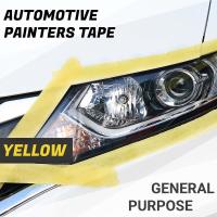 China Automotive Body Shop Crepe Painters Masking Tape With 120 Degree Temperature Resistance for sale