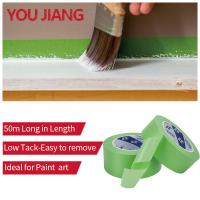 China YOUJIANG Customized Logo Acceptable Low Tack Adhesive Painter for Painting Protection for sale