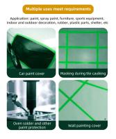 China YOUJIANG Automotive Masking Tape For Painting And Aluminum Boat With Rubber Adhesive for sale