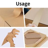 China Gummed Custom Logo Self Adhesive Kraft Paper Tape For Sustainable Packaging Solutions for sale