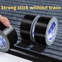 China High Viscosity Black Duct Tape Clothes For Indoor Outdoor Applications No Logo Printing for sale
