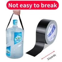 China High Viscosity Black Duct Tape Clothes For Indoor Outdoor Applications No Logo Printing for sale