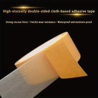 China Fixing Carpet Fabric Cloth Tape With Rubber Adhesive Heavy Duty Mesh Double Side for sale