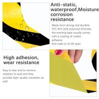 China Floor PVC Warning Tape For Safety Marking High Visibility Yellow Caution Floor Tape for sale