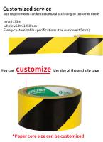 China Floor PVC Warning Tape For Safety Marking High Visibility Yellow Caution Floor Tape for sale