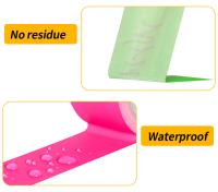 China Customized Width Heavy Duty Floor Stage 320U Fluorescent Cloth Duct Tape For Sealing for sale