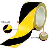 China Logo Printing Rubber Adhesive PVC Marking Tape Caution And Danger Barricade Tape for sale