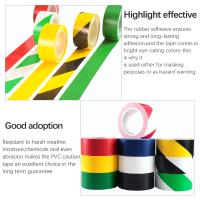 China Waterproof Custom Size PVC Marking Tape For Safety Warning Floor Marking Adhesive Tape for sale