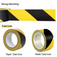 China Waterproof Custom Size PVC Marking Tape For Safety Warning Floor Marking Adhesive Tape for sale