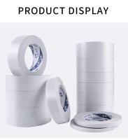 China White Double Sided Tissue Tape Stationery Adhesive Tape For Office  100um for sale