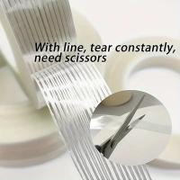 China Fabric Glue Reinforcement Cross Filament Tape With High Temperature Hot Melt Adhesive for sale