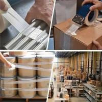 China Transparent Self Adhesive Insulation Fiberglass Filament Tape Bi Directional Filament Tape for sale