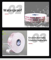 China High Bond Waterproof Heat Resistant Adhesive Acrylic Foam Tape For Packaging for sale
