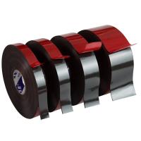 China Pressure Sensitive White / Black Rubber Adhesive EVA Foam Tape For Carton Sealing for sale