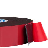 China Pressure Sensitive White / Black Rubber Adhesive EVA Foam Tape For Carton Sealing for sale