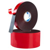 China Pressure Sensitive White / Black Rubber Adhesive EVA Foam Tape For Carton Sealing for sale