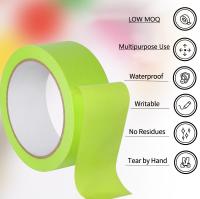 China Smooth Surface Green Adhesive Masking Tape for sale