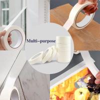 China General Purpose Natural Rubber Crepe Paper Masking Tape for sale