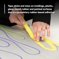 China Custom Automotive Refinish Yellow Masking Tape for sale