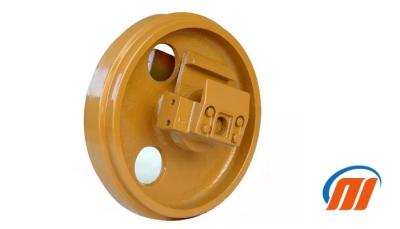 China EX400 Excavator Undercarriage Parts Track Guide Wheel Front Idler Assembly for sale