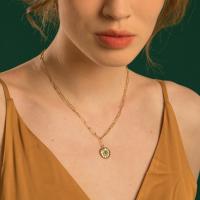 China 18k Gold Plated Natural Stone Pendant Charms for Necklace Earrings DIY Jewelry Making 50mm for sale
