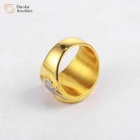 China Men Titanium Steel Signet Ring Flying Eagle Logo Badge Military Jewelry Size 8 10 for sale