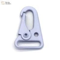 China Metal Accessories Carabiner Webbing Buckle , Olecranon Hook Spring Gate Snap Buckles for sale