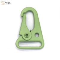 China Metal Accessories Carabiner Webbing Buckle , Olecranon Hook Spring Gate Snap Buckles for sale