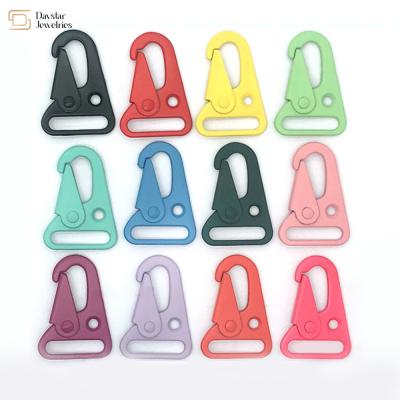 China Metal Accessories Carabiner Webbing Buckle , Olecranon Hook Spring Gate Snap Buckles for sale