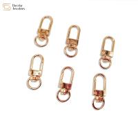 China Zinc Alloy Swivel Snap Hook Buckle 360 Degree Rotation for Key Rings DIY Jewelry Making for sale