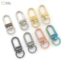 China Zinc Alloy Swivel Snap Hook Buckle 360 Degree Rotation for Key Rings DIY Jewelry Making for sale