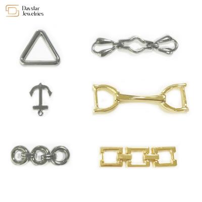 China Custom Pendant Triangle Ring Buckle Metal Chain Bag Accessories for sale
