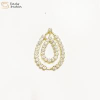 China Custom Accessories Zircon Metal Buckle Chain Pendants For Key Handbag for sale