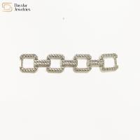 China Custom Accessories Zircon Metal Buckle Chain Pendants For Key Handbag for sale