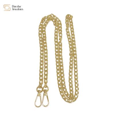 China Crossbody / Handbag Replacement Wallet Chain Strap With Metal Buckles for sale
