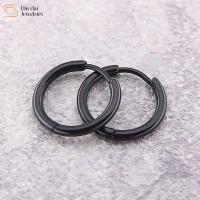 China Titanium Steel Small Hoop Earrings 10mm Hypoallergenic Circle Huggie Earrings for Sensitive Skin for sale