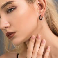 China Titanium Steel Small Hoop Earrings 10mm Hypoallergenic Circle Huggie Earrings for Sensitive Skin for sale