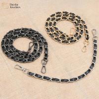 China DIY Handbag Purse Chain Strap Metal Crossbody with Buckle 120cm Zinc Alloy for sale
