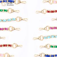 China DIY Handbag Purse Chain Strap Metal Crossbody with Buckle 120cm Zinc Alloy for sale