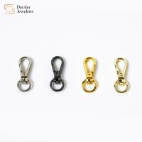 China Metal Lobster Claw Clasp Swivel Snap Hooks with O Ring for Key Ring Lanyard Bags 360 Degree Rotation for sale